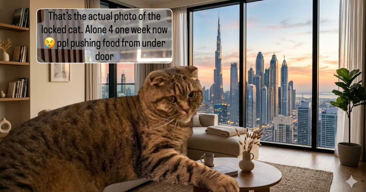 The Community's Persistence Led To A Dramatic Rescue Of A Trapped Cat